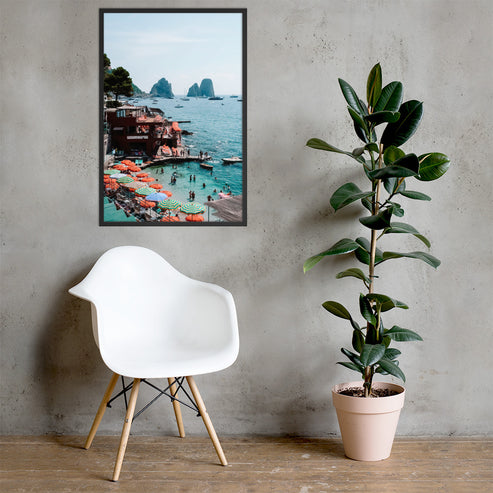 Colours of Capri Print - Framed & unframed Italian prints - Outside In ...